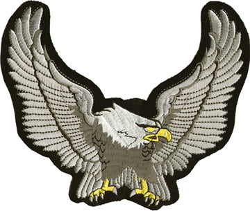 Silver Eagle with Wingspan Patch – Rallyleather