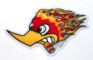 Flaming Duck with No Border – Rallyleather
